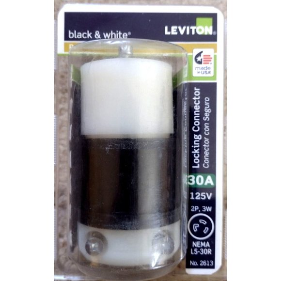 Leviton | Other | Leviton 263 3 Amp 125 Volt Nema L530r 2p 3w Plug ...